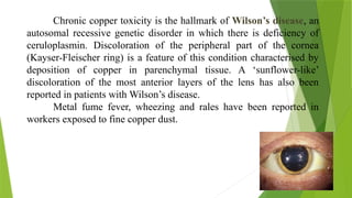 CLINICAL SYMPTOMS AND MANAGEMENT OF COPPER POISONING.pptx
