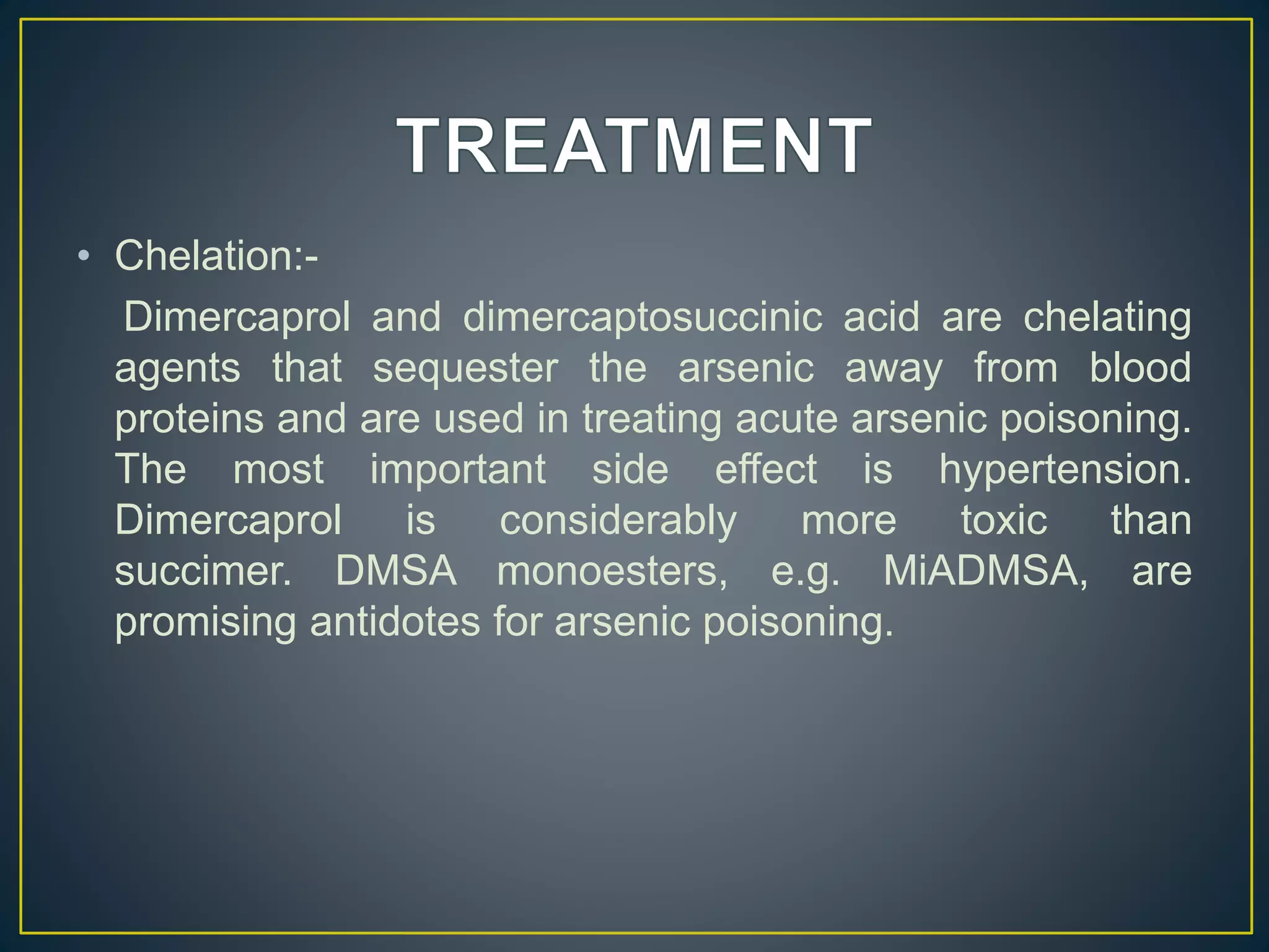 Clinical symptoms and management of poisonings | PPTX