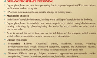 CLINICAL SYMPTOMS & MANAGEMENT OF POISONING.pptx