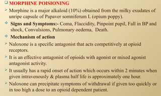 CLINICAL SYMPTOMS & MANAGEMENT OF POISONING.pptx