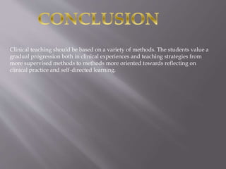 Clinicalteaching | PPTX