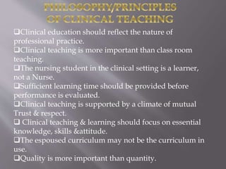 Clinicalteaching | PPT