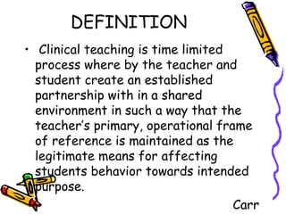 Clinical teaching methods | PPT