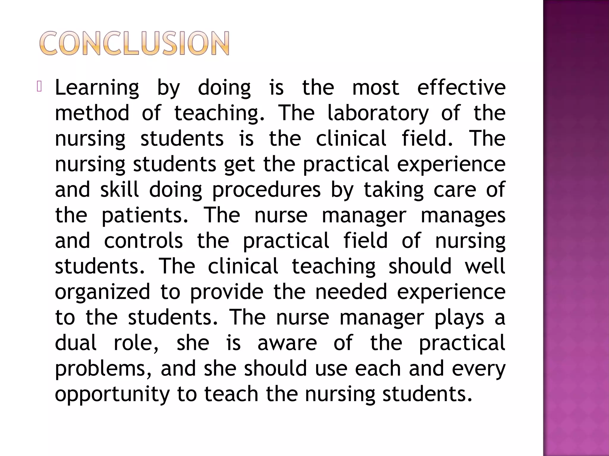 Clinical teaching methods | PPT