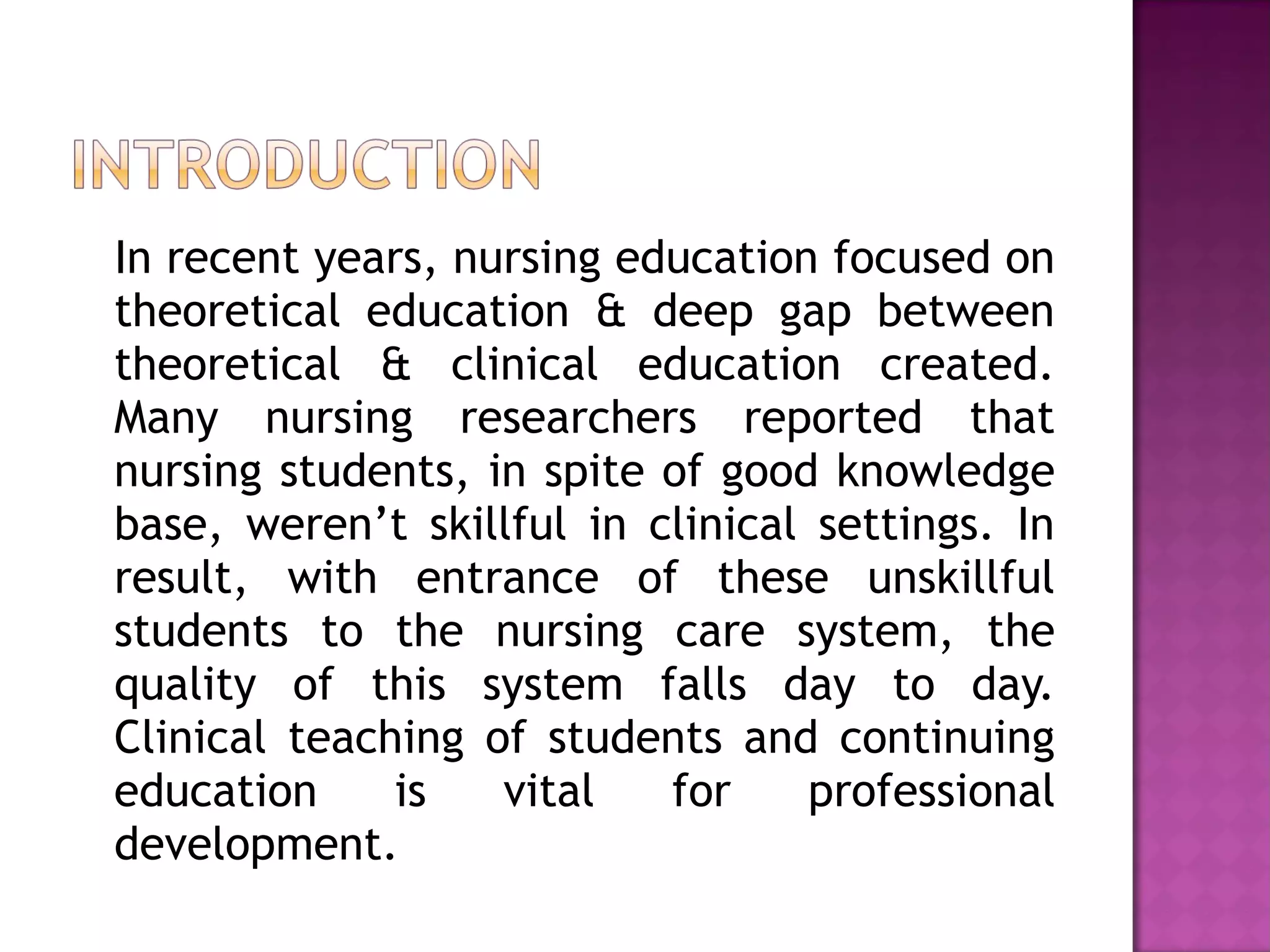 Clinical teaching methods | PPT