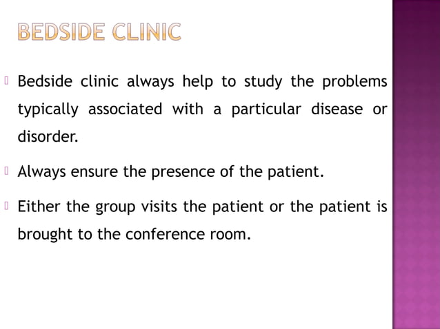 Clinical teaching methods | PPT | Educational Assessment | Education