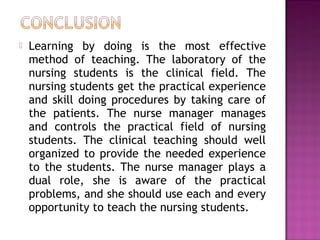 Clinical teaching methods | PPT | Educational Assessment | Education