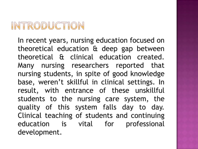 Clinical teaching methods | PPT | Educational Assessment | Education
