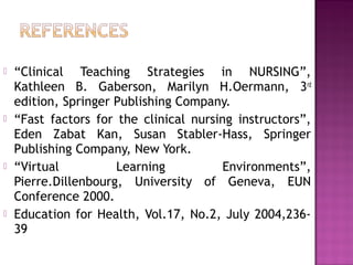 Clinical teaching methods | PPT