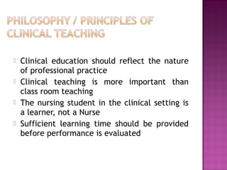 Clinical teaching methods | PPT