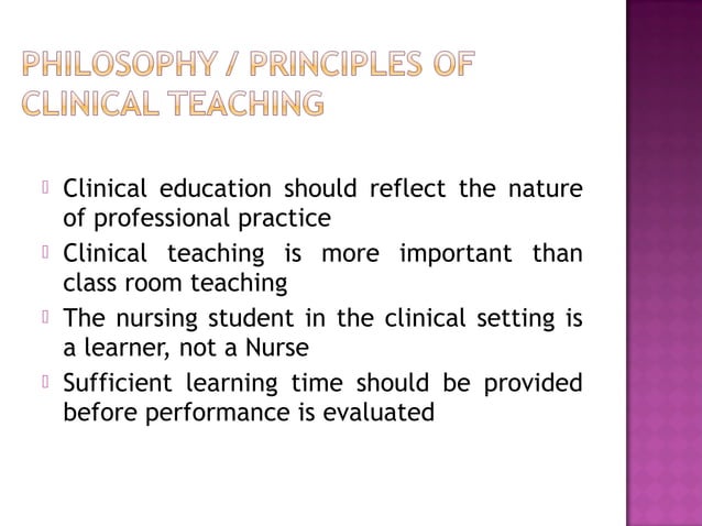 Clinical teaching methods | PPT | Educational Assessment | Education