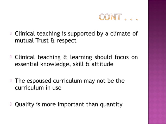 Clinical teaching methods | PPT | Educational Assessment | Education