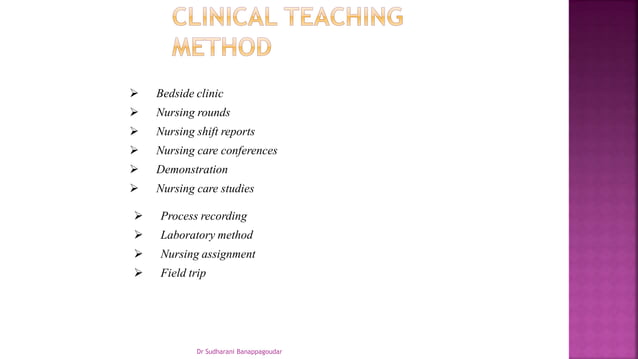 Clinical teaching methods 200521195140 | PPT