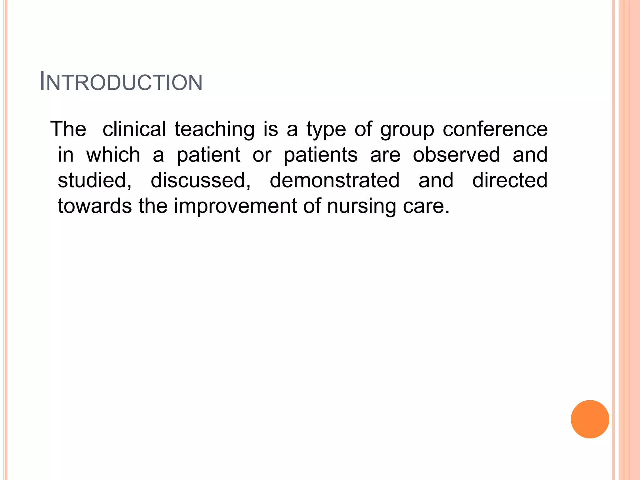 Clinical teaching methods | PPTX