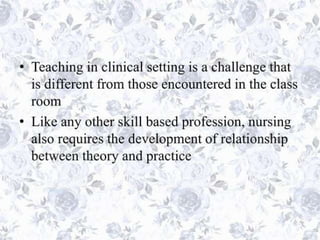 clinical teaching methods 2.ppttttttttttt | PPTX
