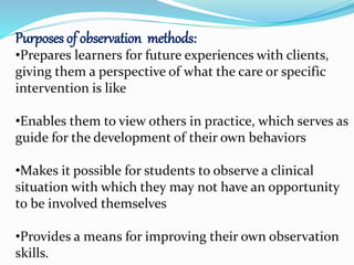 Clinicalteachingmethodsusedinnursing 160702182508-converted | PPTX