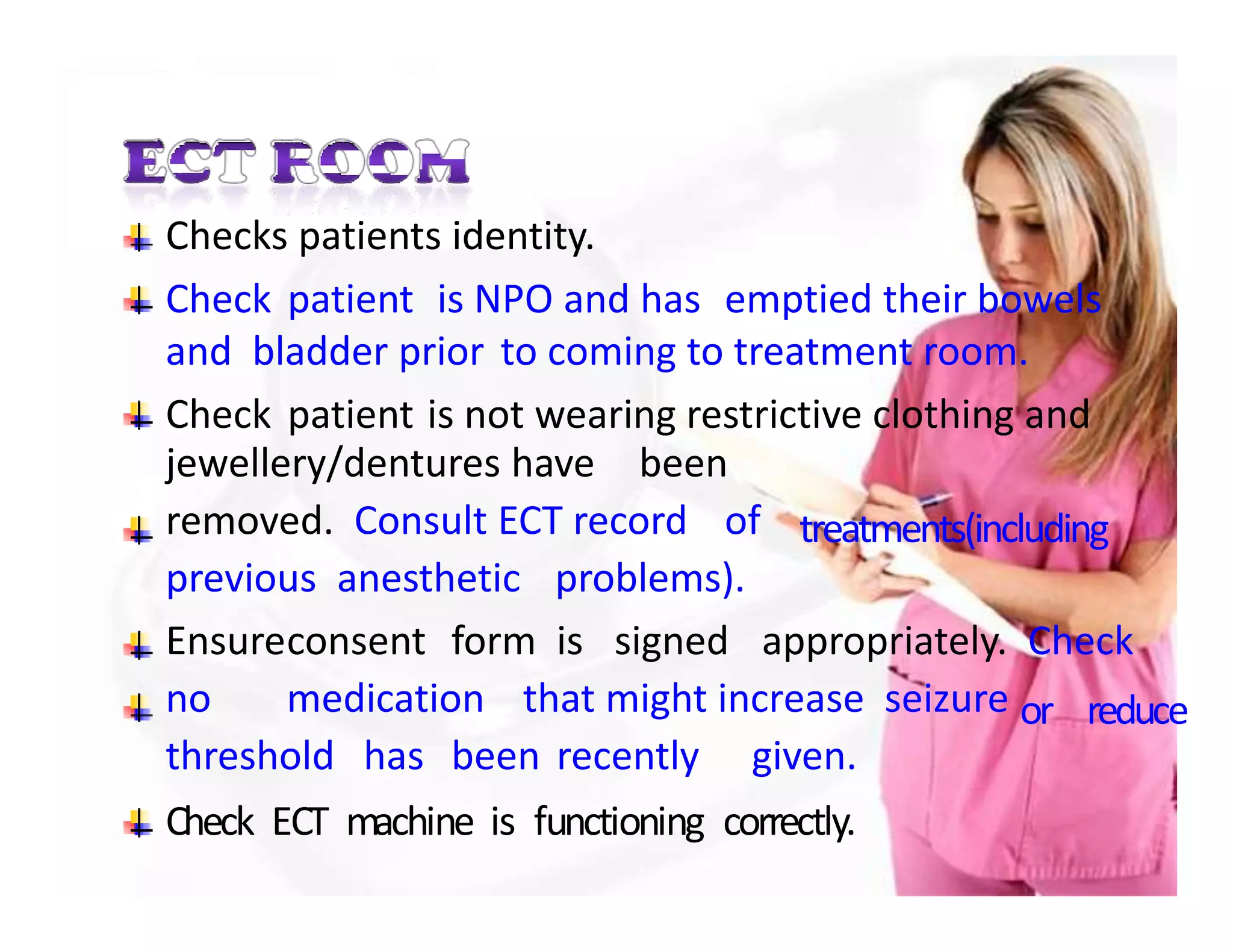 Clinical teaching on electro convulsive therapy | PPT