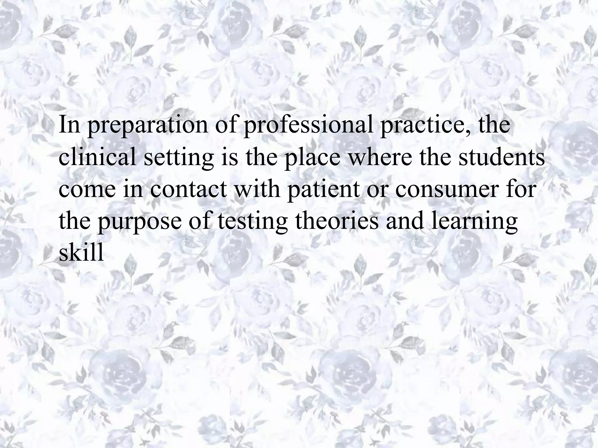 Clinical teaching | PPTX