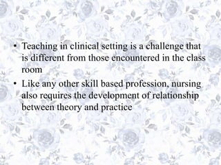 Clinical teaching | PPTX