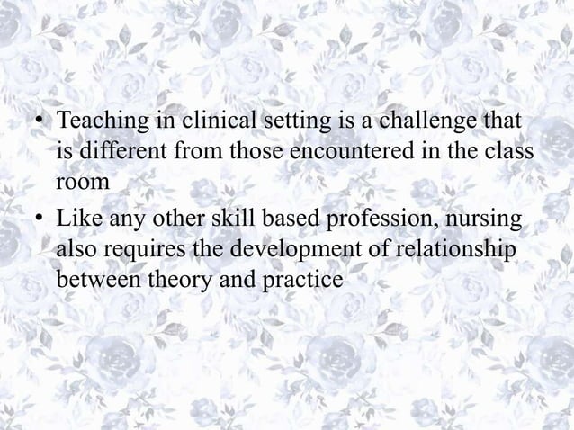 Clinical teaching | PPTX