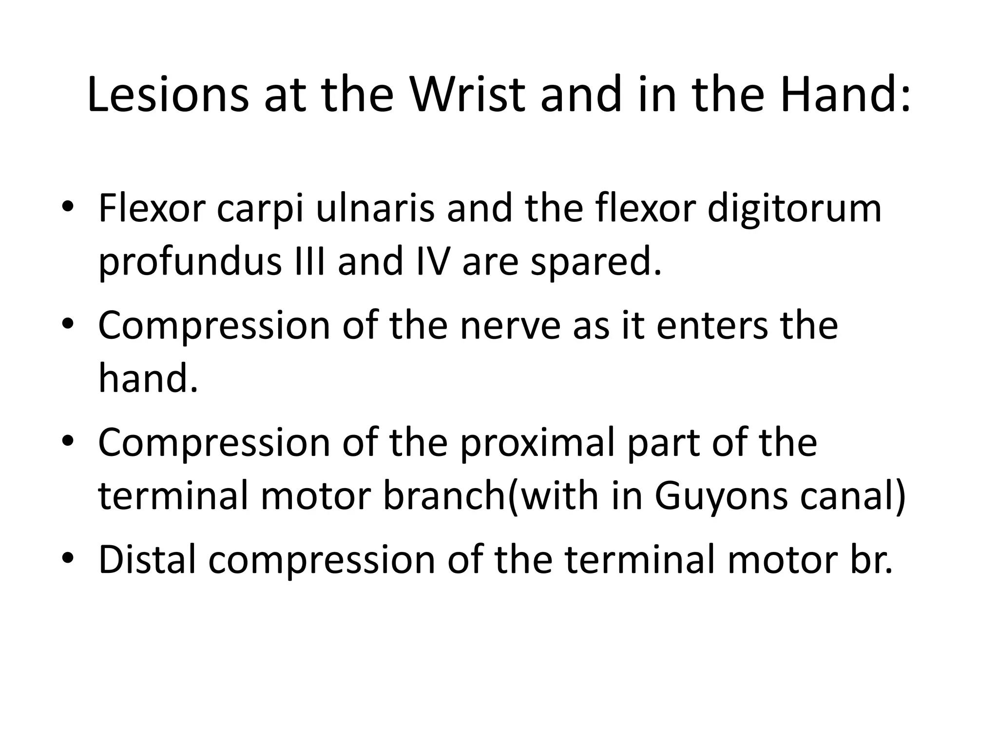 Clinical Testing Ulnar Nerve Ppt