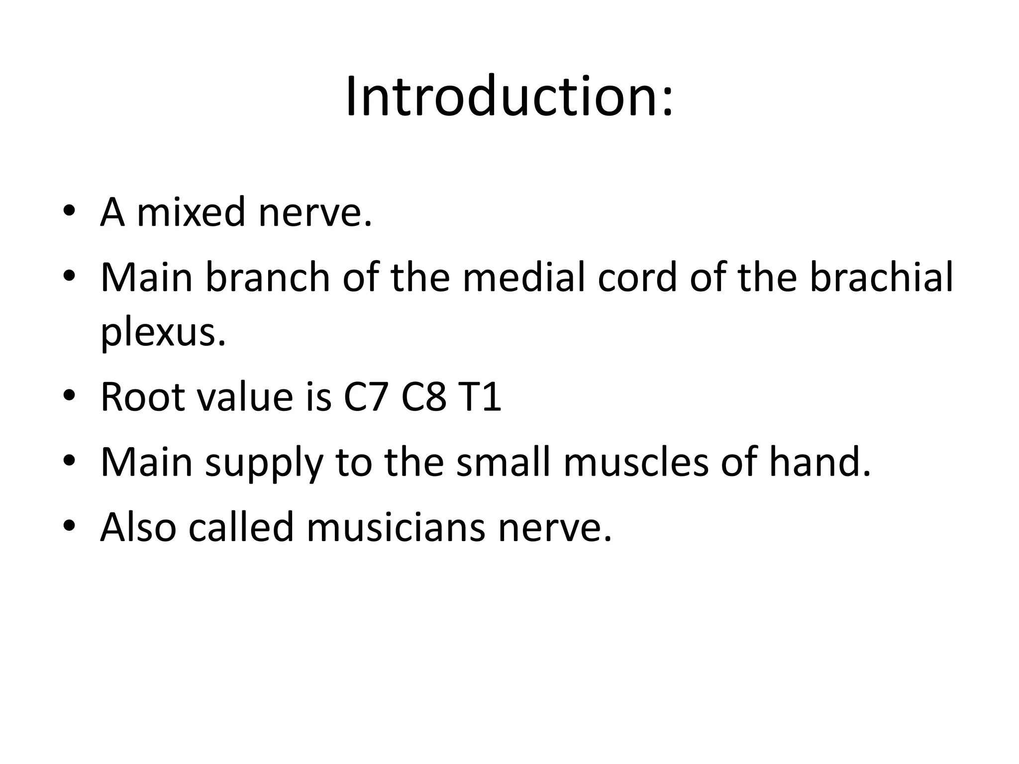 Clinical Testing Ulnar Nerve Ppt