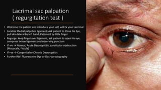 Ophthalmology Clinical Tests for OSCE exam | PPTX