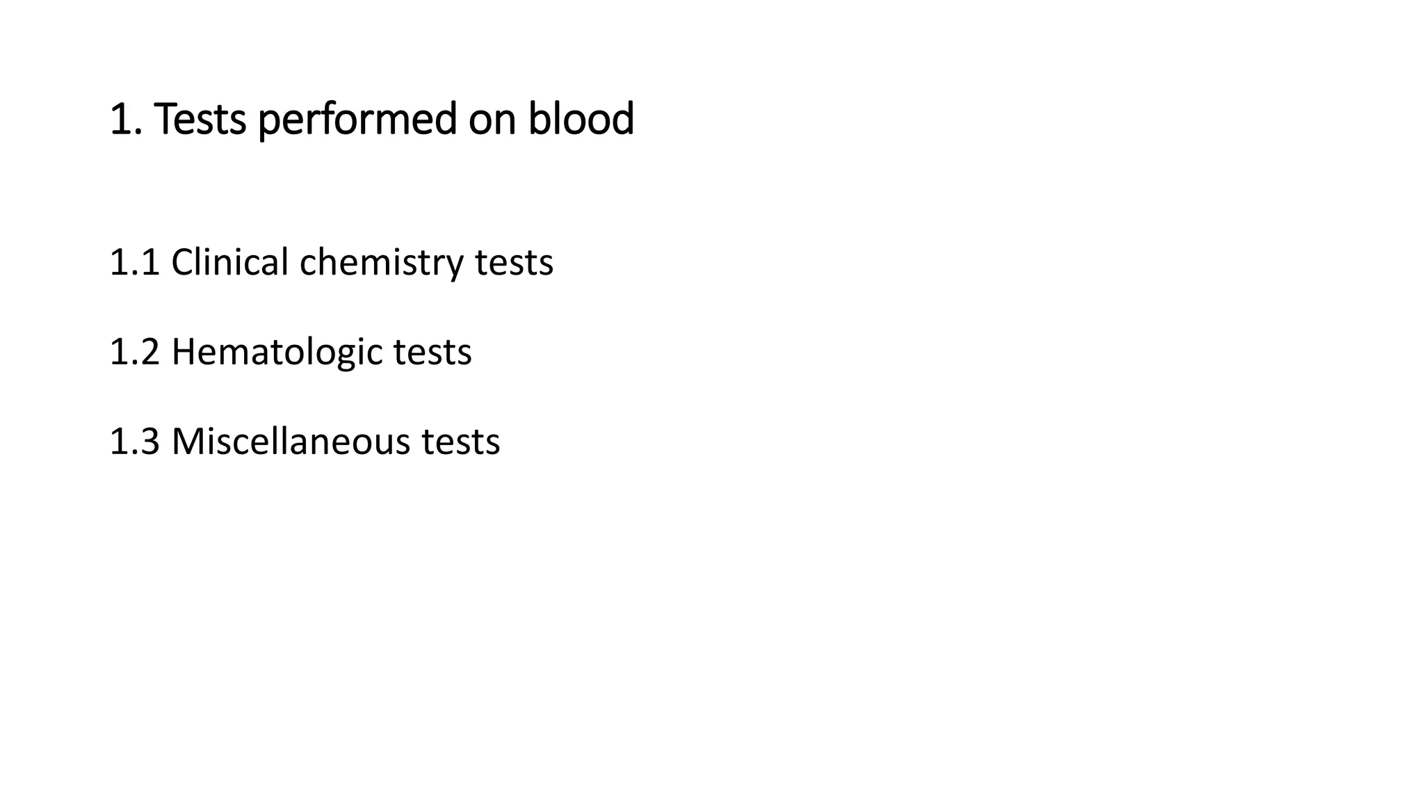 Clinical tests & significance | PPTX