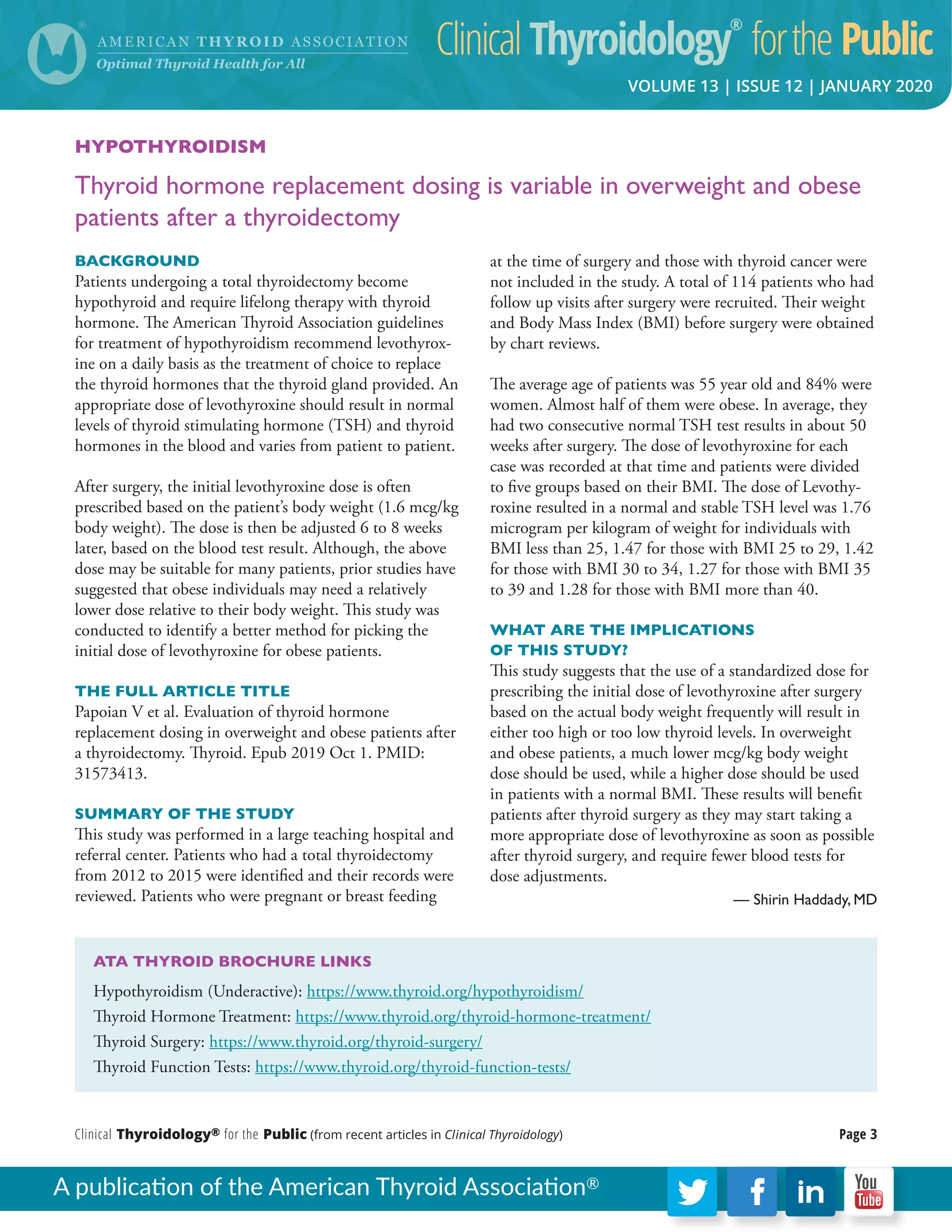Clinical thyroidology guidelines | PDF