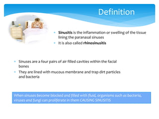 Clinical tips for the management of sinusitis | PPT
