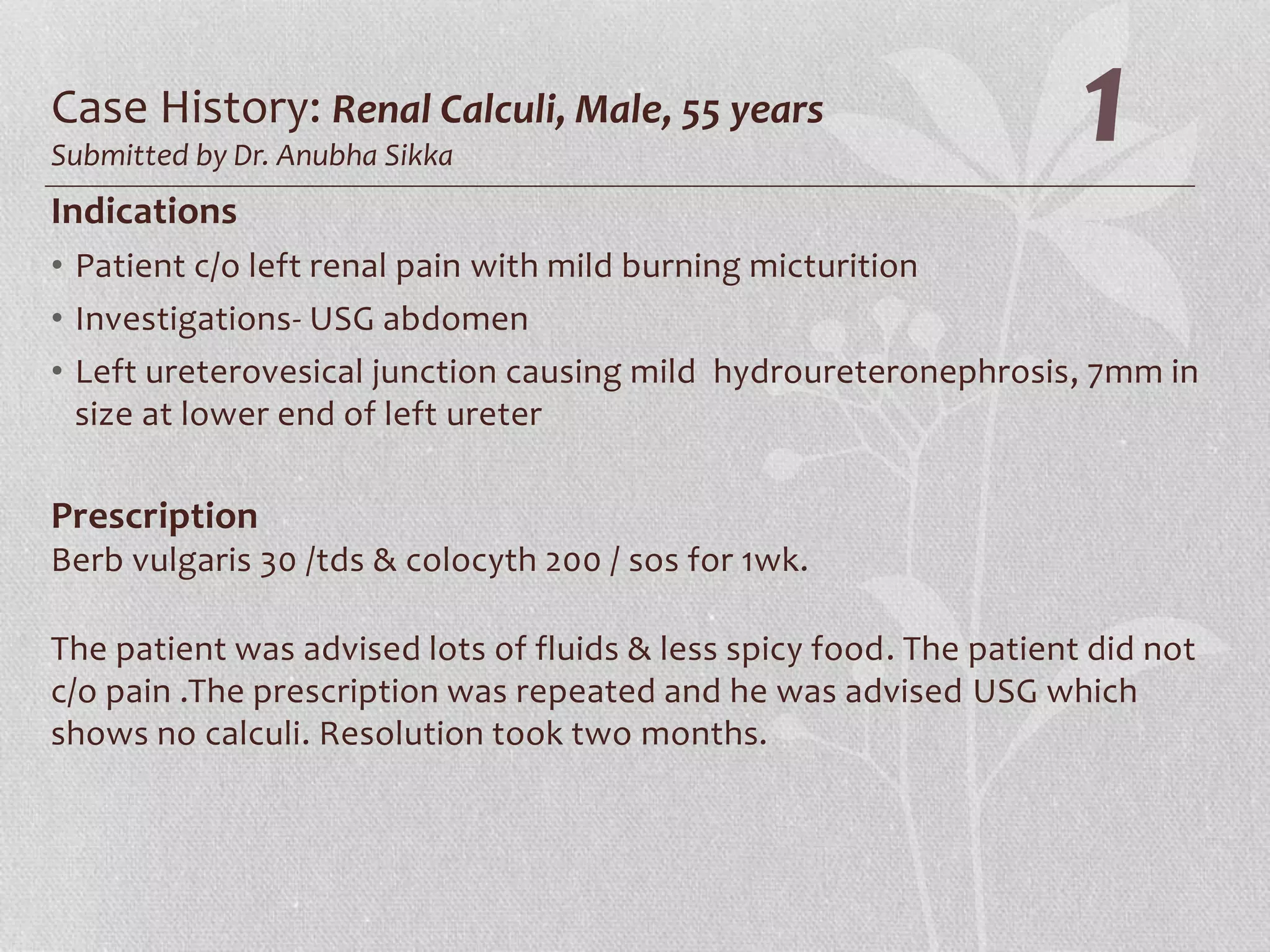 Clinical tips for the management of urolithiasis | PPT