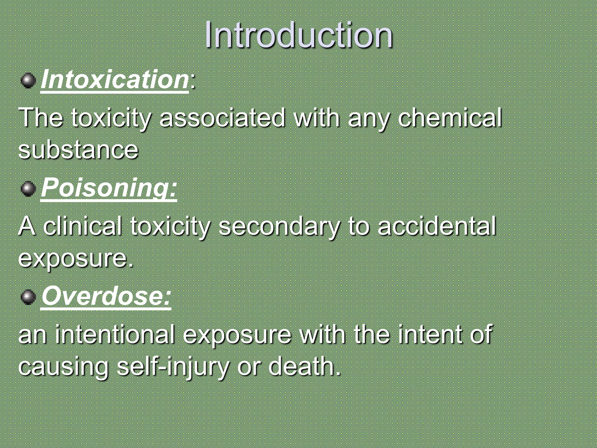 Clinical toxicology 2 | PPT