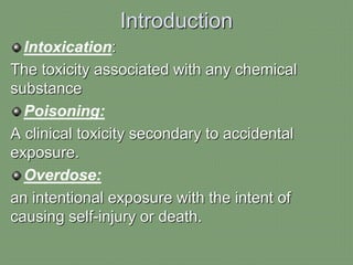 Clinical toxicology 2 | PPT