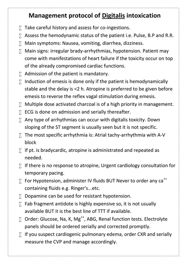Clinical toxicology management protocols | PDF | Lung and Respiratory ...