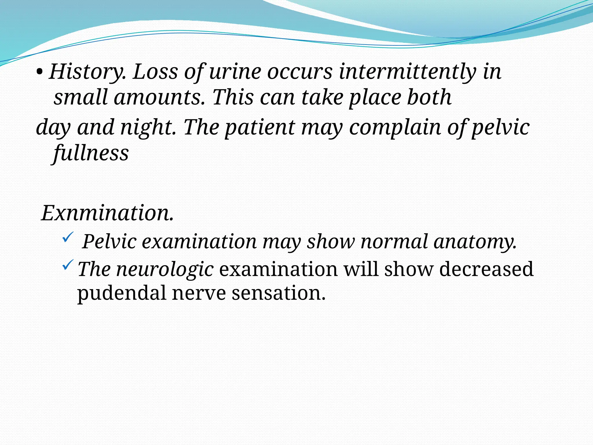 Clinical treatment for urinary incontinence.pptx