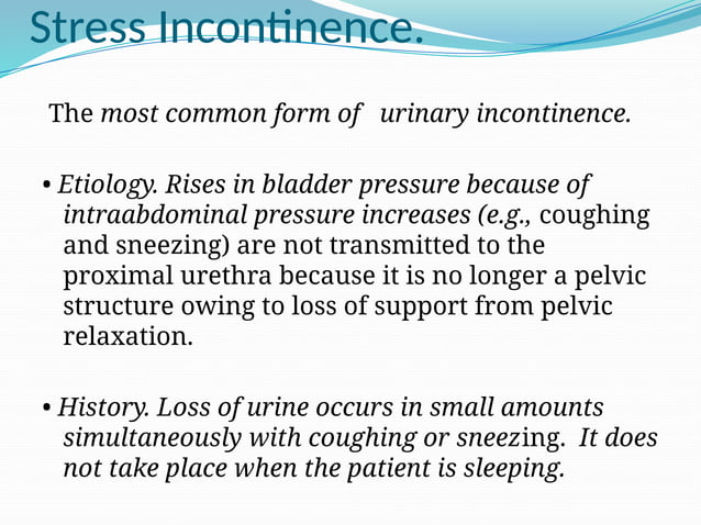 Clinical treatment for urinary incontinence.pptx