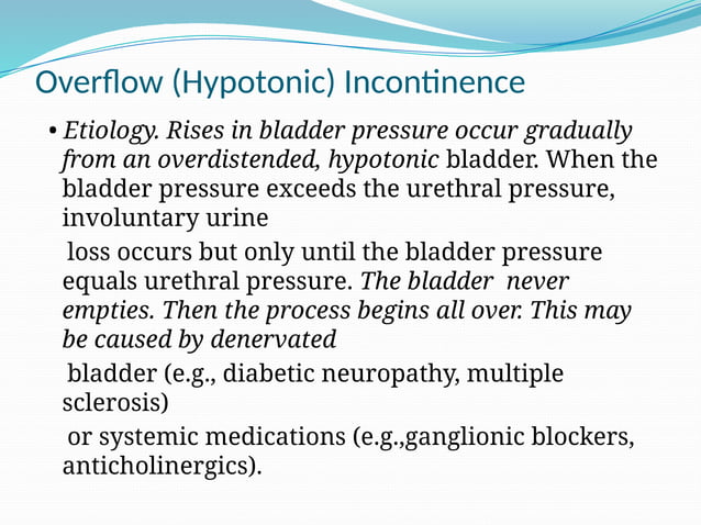 Clinical treatment for urinary incontinence.pptx