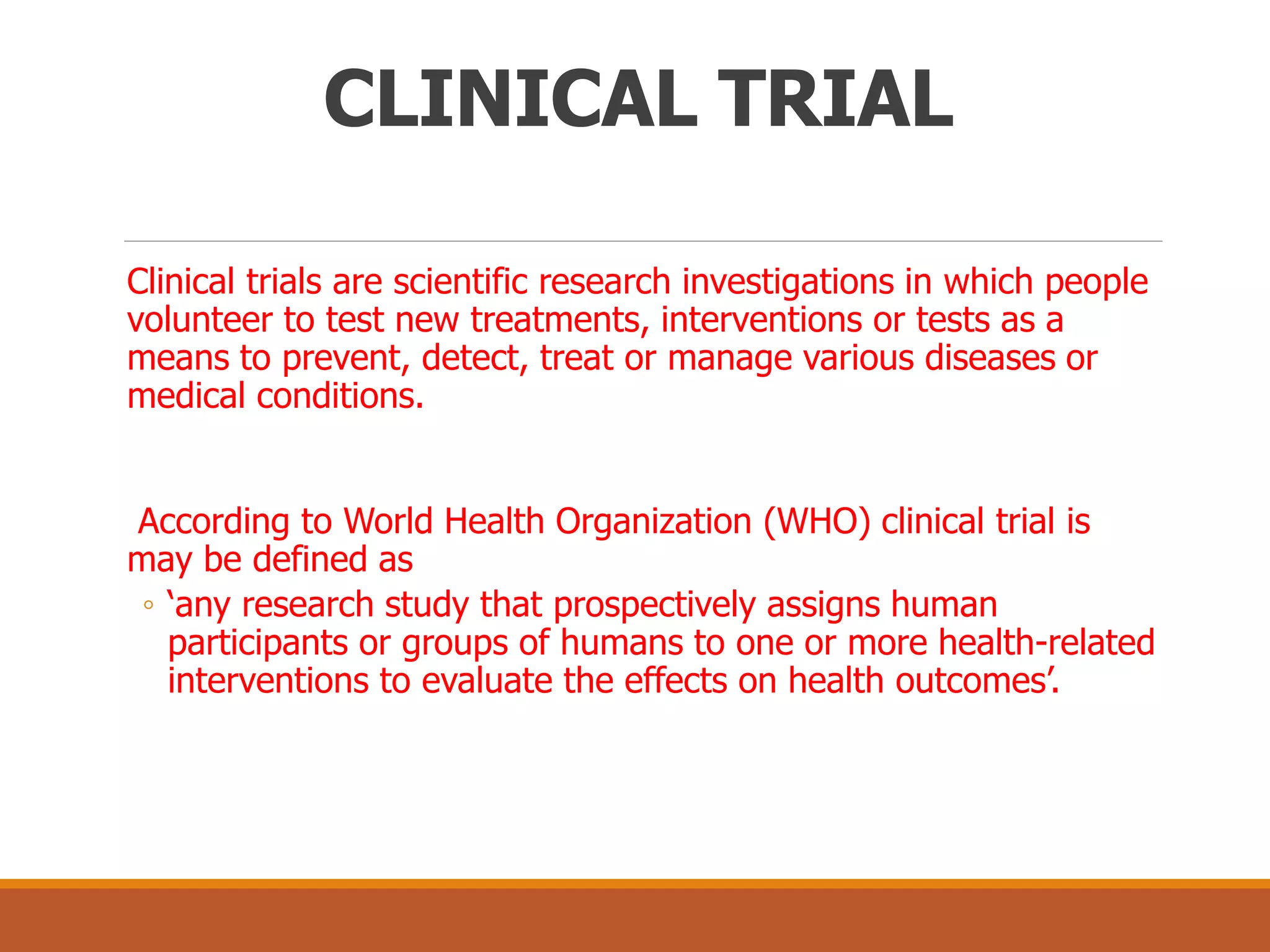 Clinical research | PPT