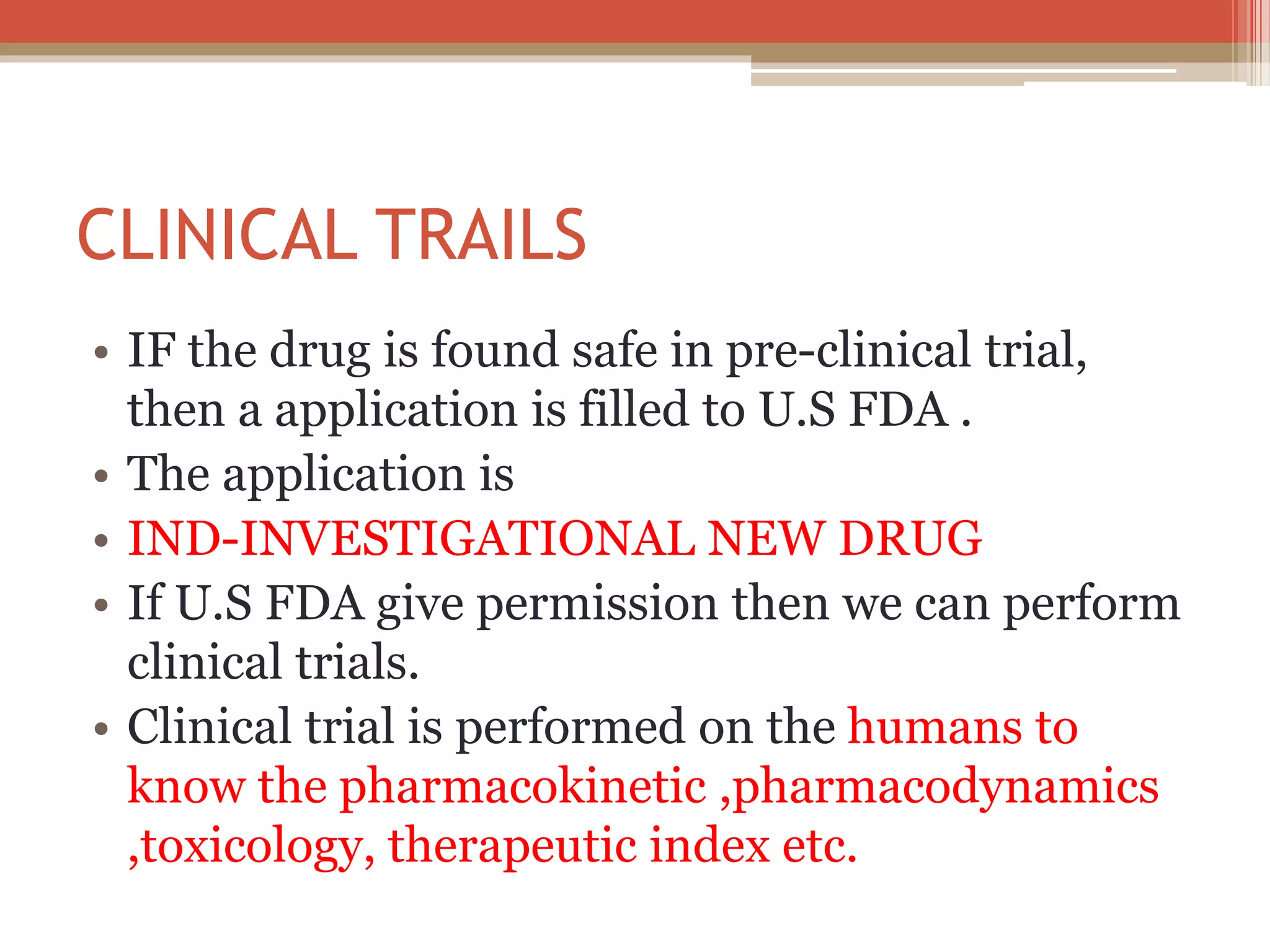 CLINICAL TRIALS PHARMACOLOGY | PPTX