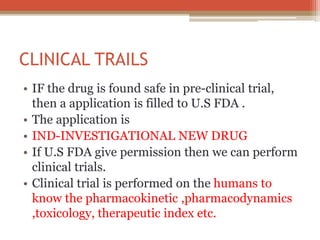 CLINICAL TRIALS PHARMACOLOGY | PPTX