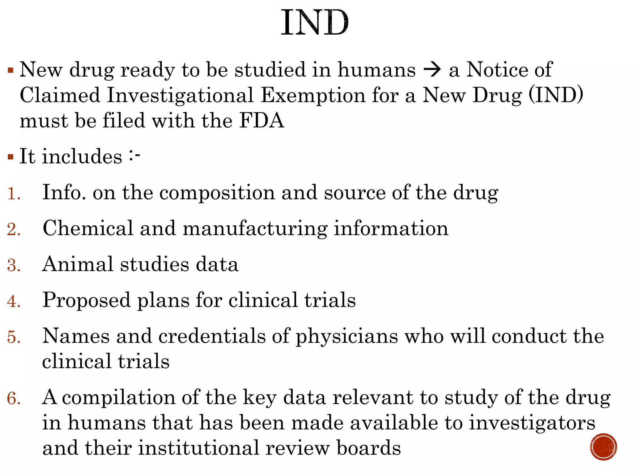 Clinical trial phases, requirements and regulations | PPTX