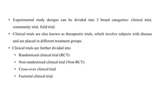 Clinical trial : Types and Design (Pharmacovigilance) | PDF
