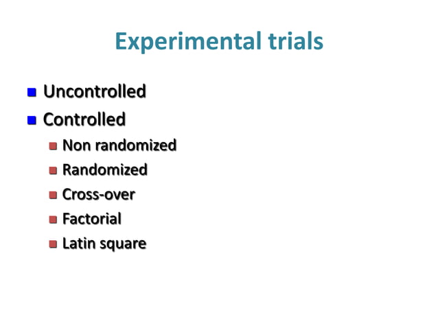 Clinical trial design | PPTX