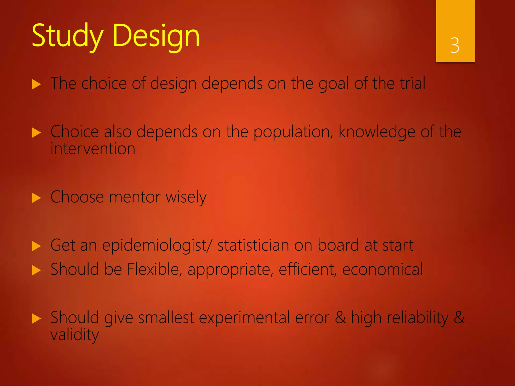 Clinical trial design | PPT