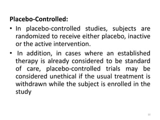 Clinical trial designs | PPTX