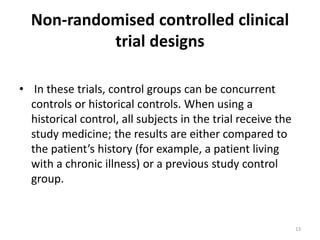Clinical trial designs | PPTX