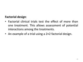 Clinical trial designs | PPTX