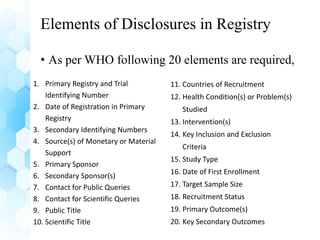 Disclosures in Clinical Trials | PDF