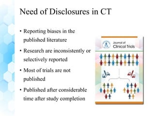 Disclosures in Clinical Trials | PDF