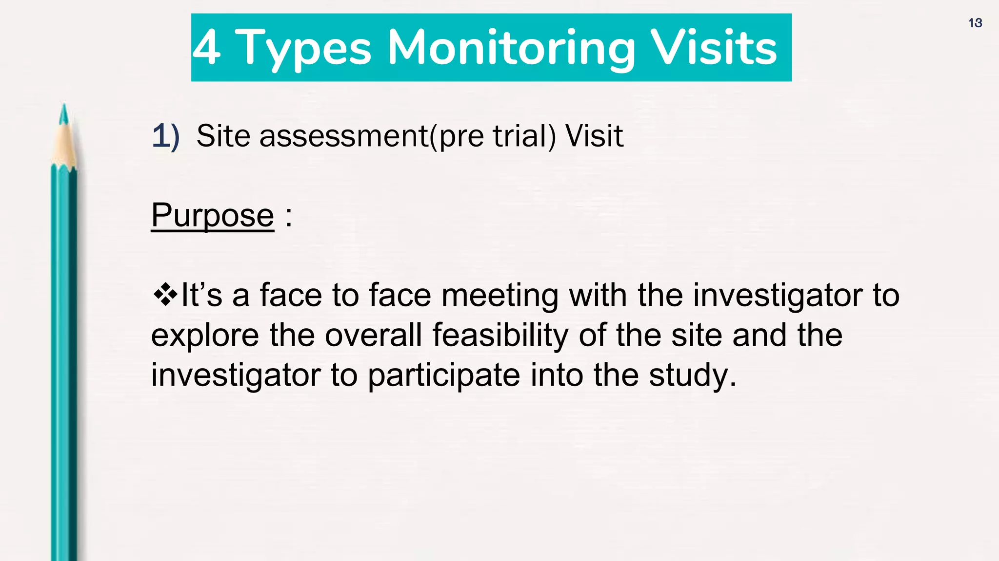 Clinical trial monitoring | PPTX